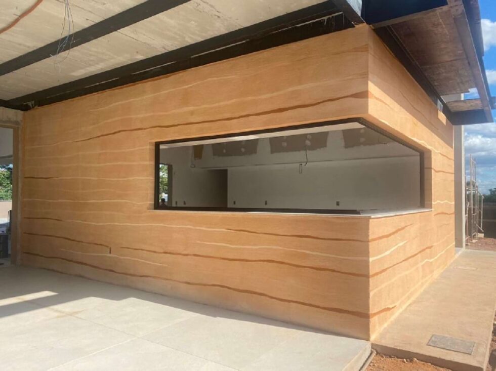 Revestimento Natural de Terra • TAIPAL Construções em Terra | Parede de ...